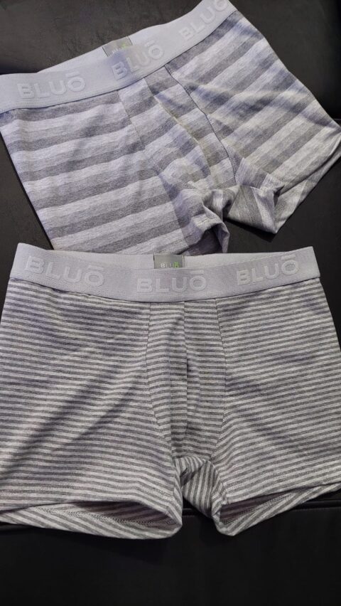 BLUO 23505 PACK X2 DE BOXERS DE ALGODON RAYADOS | Jimena Viva